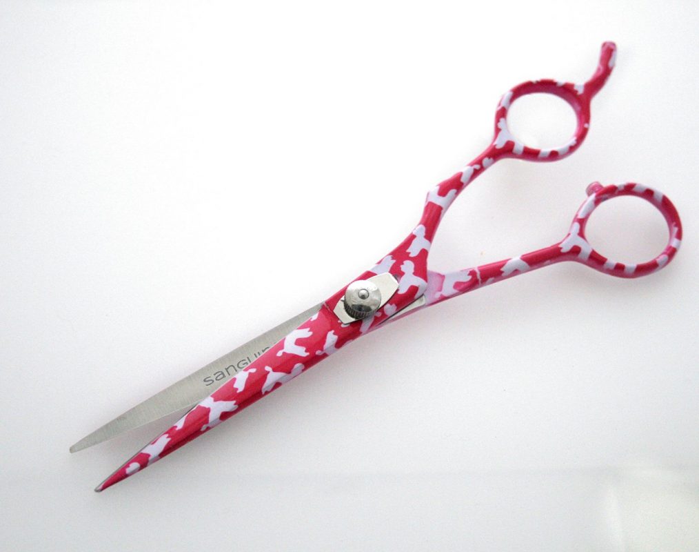 Pet Grooming Scissors Japanese Convex Blades 7 inch, Dog Pattern ...